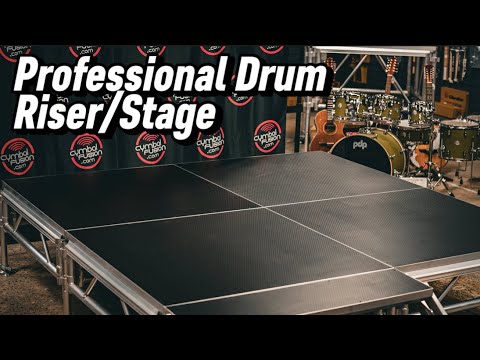 Professional Drum Riser / Stage 8 ft. x 8 ft. with Stairs | Reverb