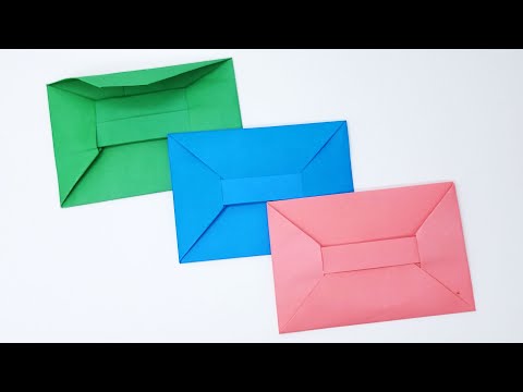 Easy Origami Envelope – How to Make Paper Envelope – Envelope Making ...