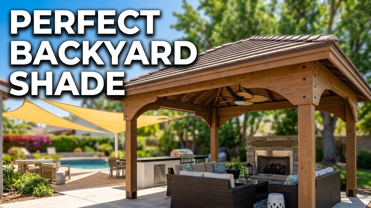 Yardistry Gazebo    A new type of shade structure kit