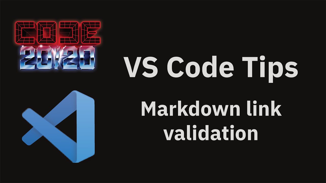 VS Code tips — Markdown link validation