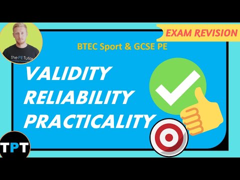 Validity || Reliability || Practicality - What's the difference !?