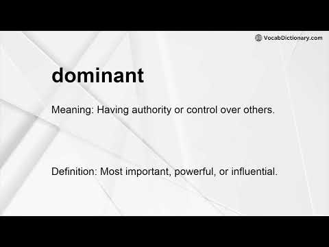 dominant Meaning