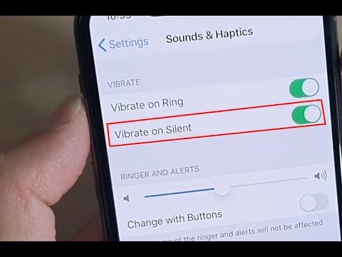 iPhone 11 Pro: How to Enable / Disable Vibrate on Silent