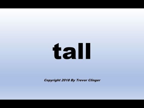 How To Say tall (In Spanish)