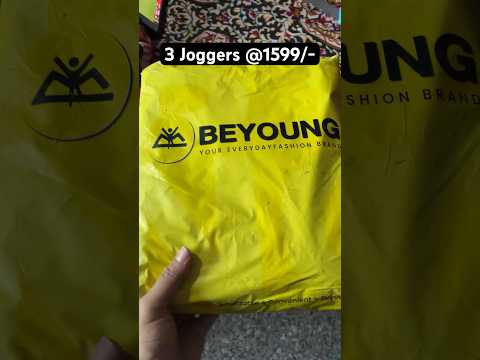 I bought Three Joggers From Beyoung at just 1599/- #shorts #youtubeshorts