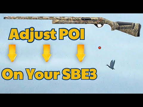 DIY - Adjusting the High Point of Impact, Benelli Super Black Eagle 3