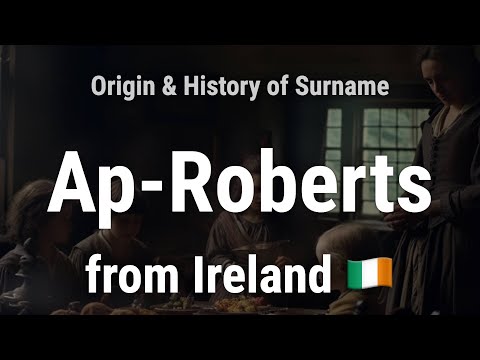 Ap-Roberts from Ireland 🇮🇪 - Meaning, Origin, History & Migration Routes of Surname