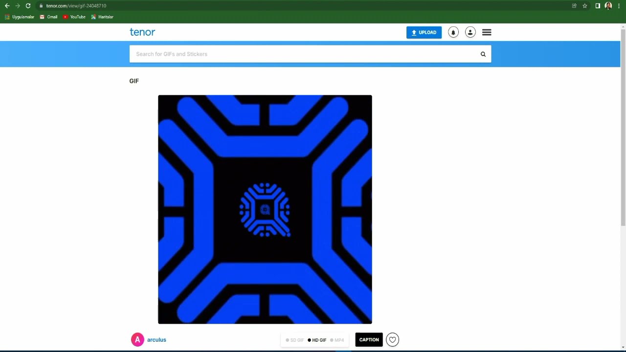 How to upload gifs to Tenor?