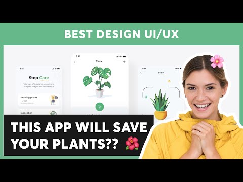 THIS APP WILL SAVE YOUR PLANTS?? Best Design of the week - get inspired for your next project!