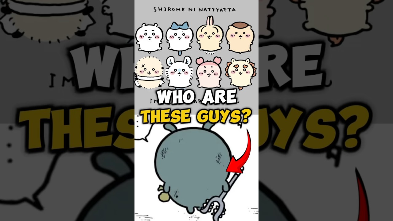 Chiikawa’s Grey Characters Hide A Dark Secret… #anime #chiikawa #geetiyo