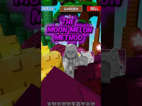 Fastest Way to Get BILLIONS in Grow A Garden! 🌱🍉 ( Roblox Moon Melon Method OP )