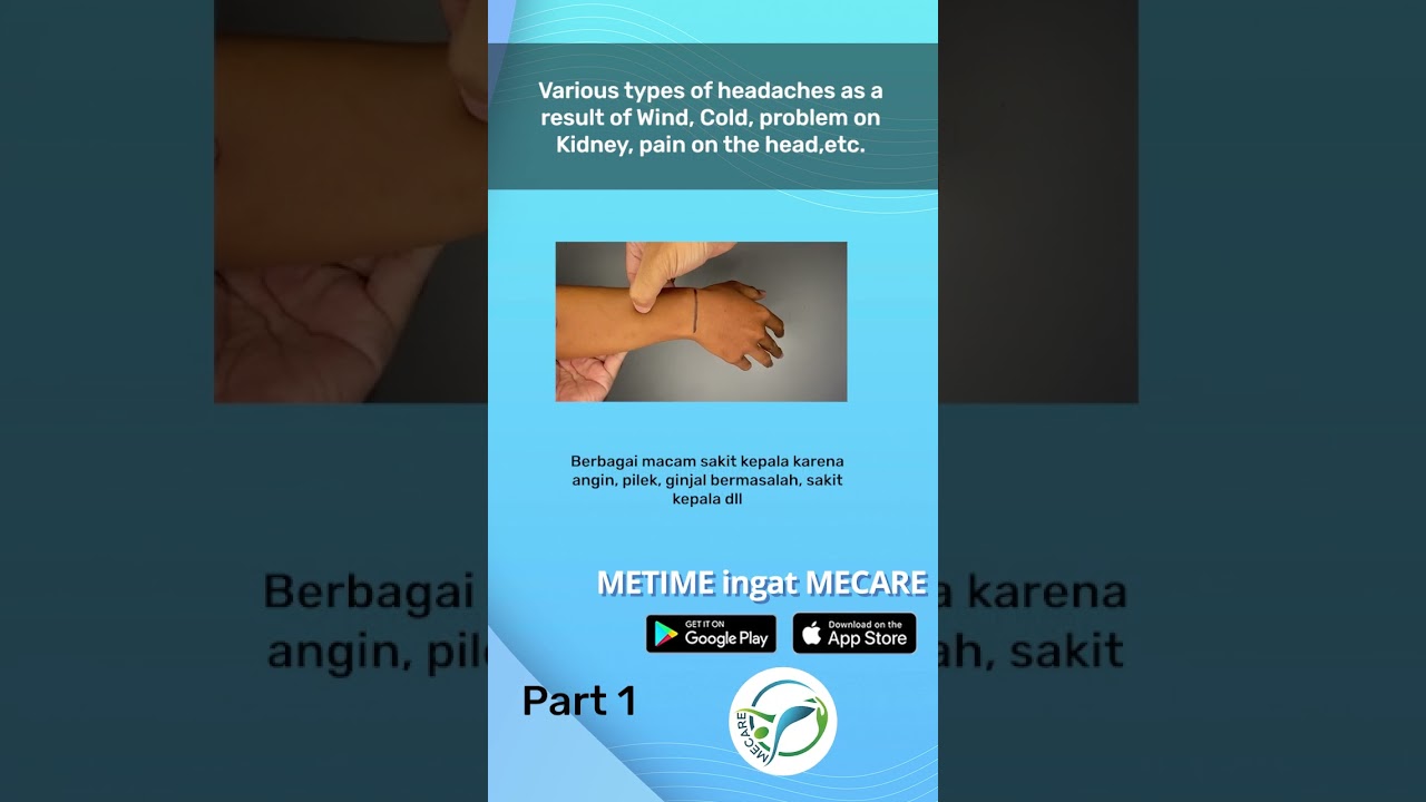 2 Indikasi Menekan Titik SJ 5 (Wai Guan) - Part 1 #shorts #massage