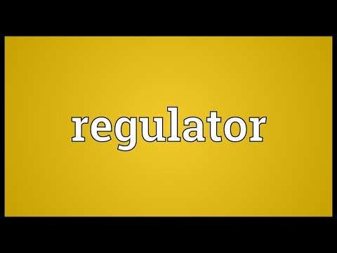 Regulator Meaning