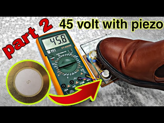 Exploring Piezoelectricity: Generating 45 Volts of Electricity | Galaxy