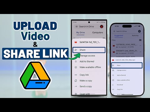 How to Create Google Drive Link to Share Files & Folders!