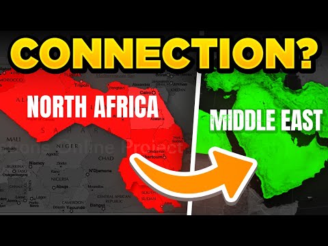 Middle East and North Africa Map - MENA