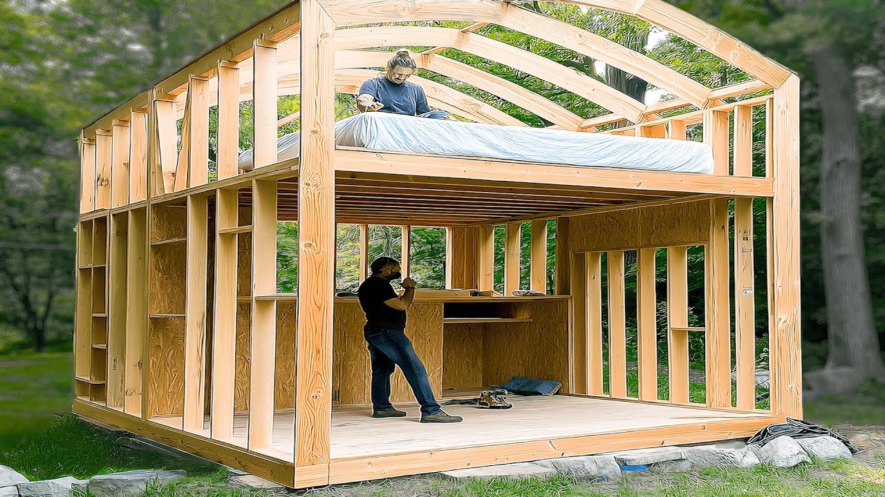 Man Builds Dream Shed in His Backyard | Start to Finish by @EveryotherKarl