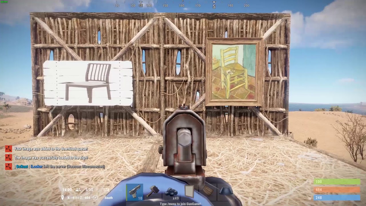 OzRust Tutorial - Sign Artist and Remove