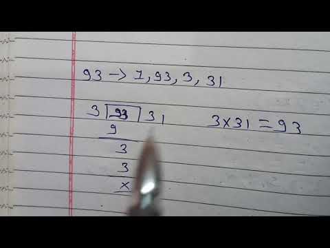 factors of 93