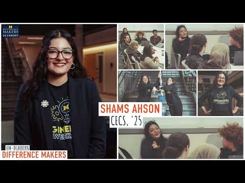 2024 UM-Dearborn Difference Maker: Shams Ahson