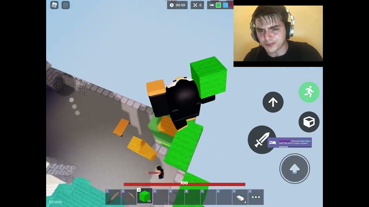 THE NEW GHOST KILL EFFECT IN ROBLOX BEDWARS IS SO COOL
