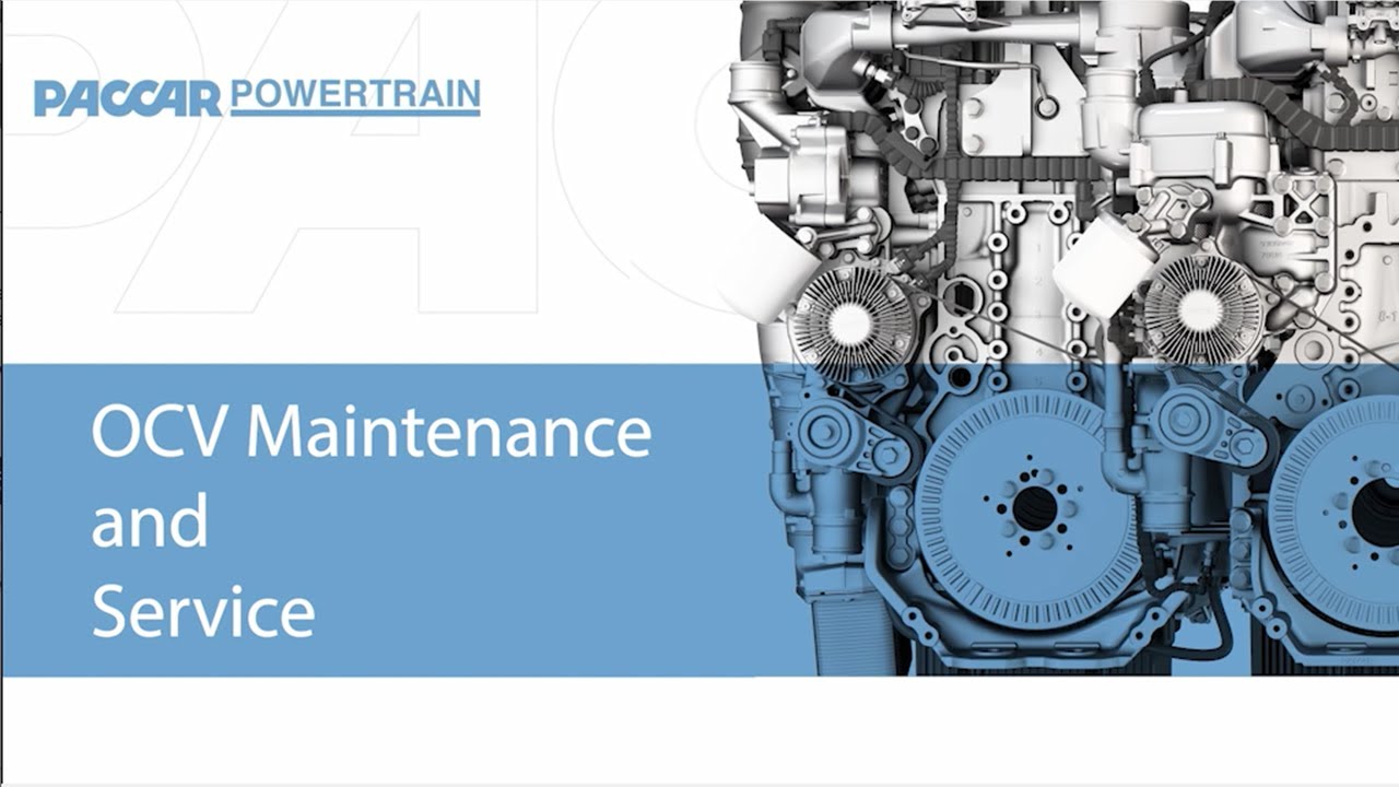 OCV Maintenance and Service