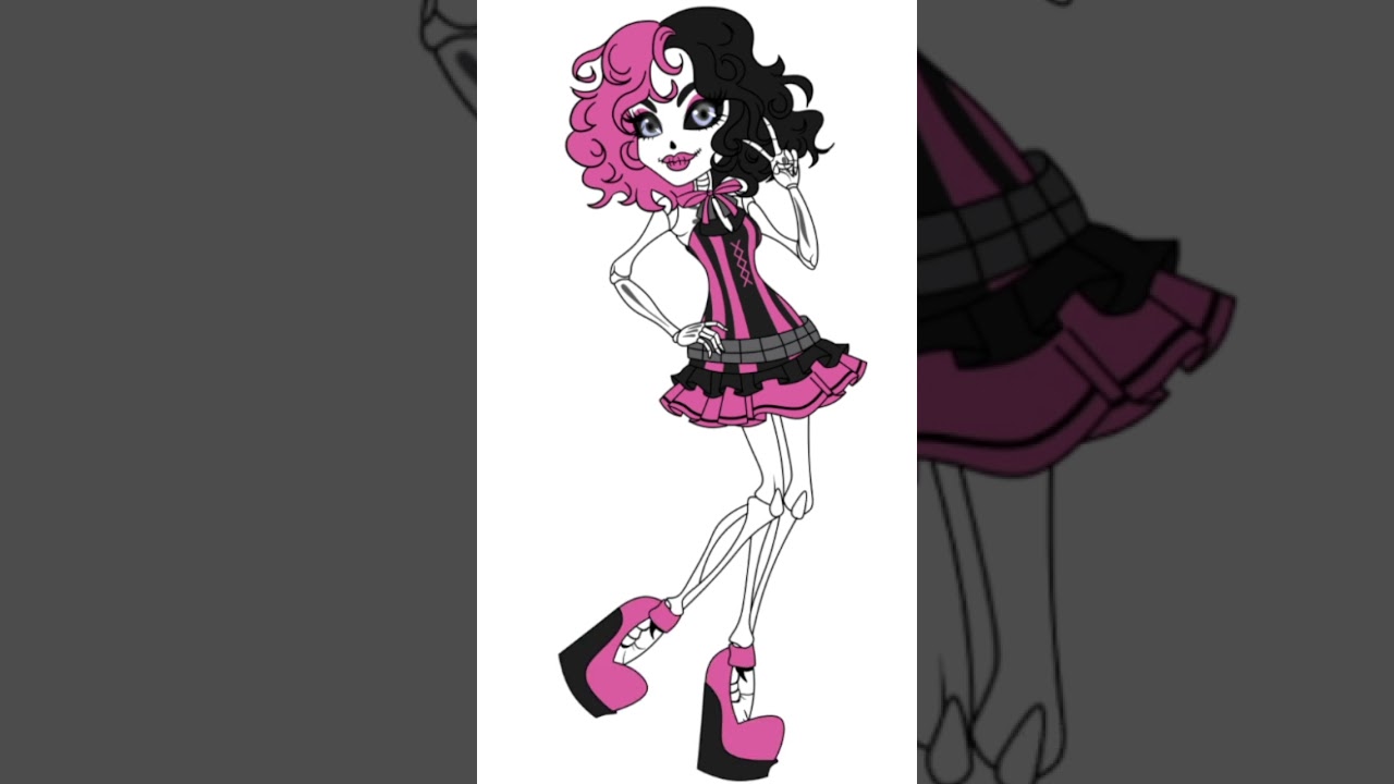 MONSTER HIGH Fan Character Art Progression #2