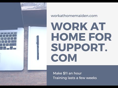 One Job Minute: Work at Home with Support.com as a Tech