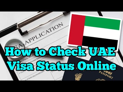 How to check uae employment permit visa & visit visa status validity online