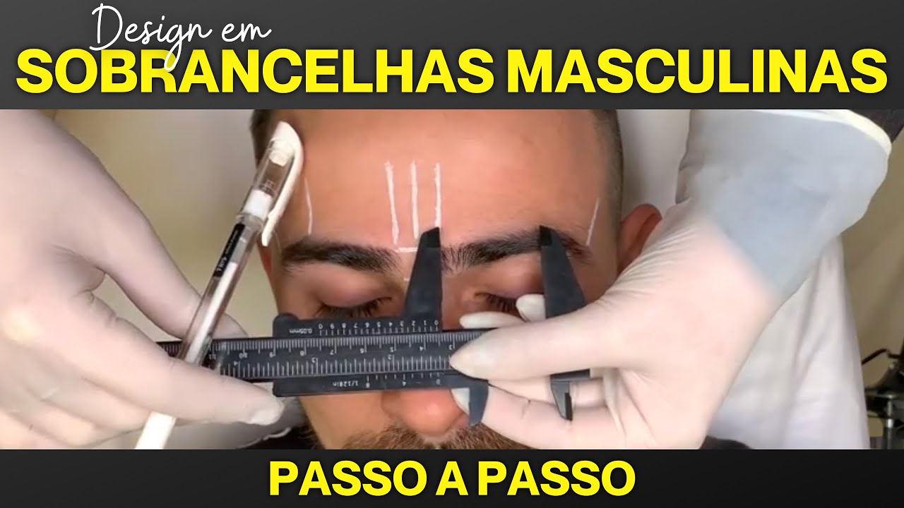 DESIGN DE SOBRANCELHA MASCULINA - PASSO A PASSO - MÉTODO SIMPLES E RÁPIDO