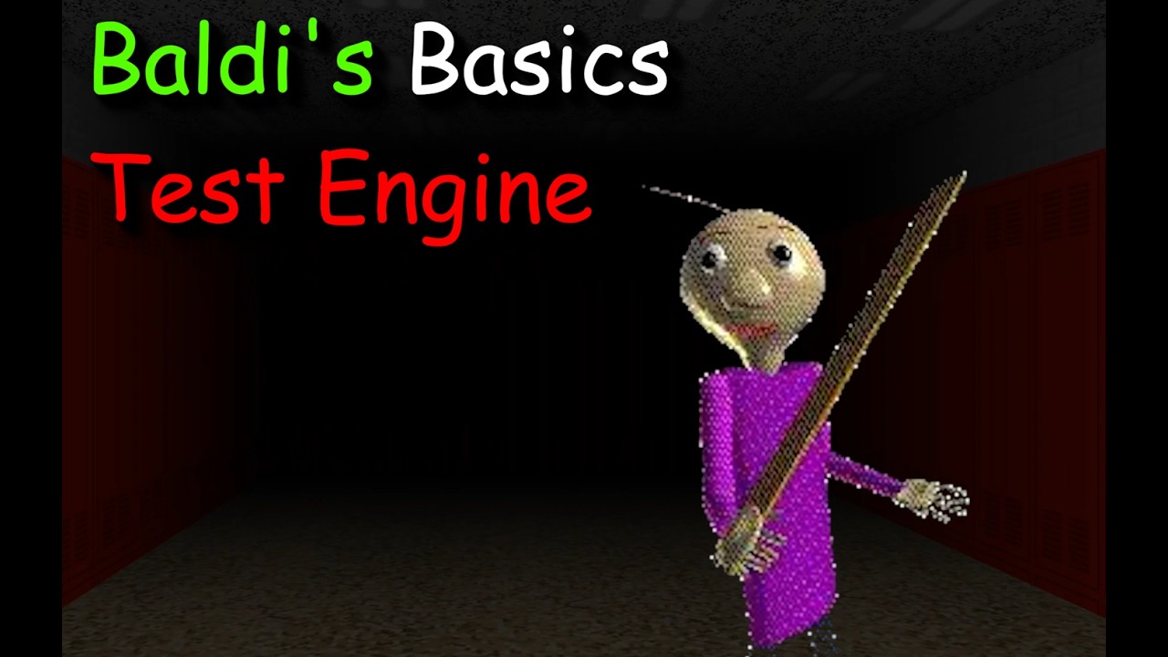 13+ Baldi Test Engine [ENDING] - Baldi's basics decompiled mod