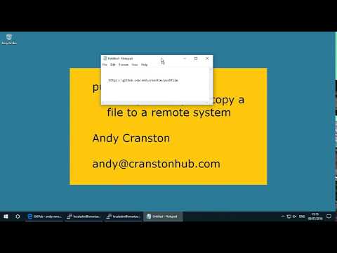Copying files to remote systems using the pushfile expect script