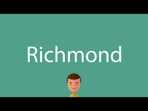 Richmond pronunciation