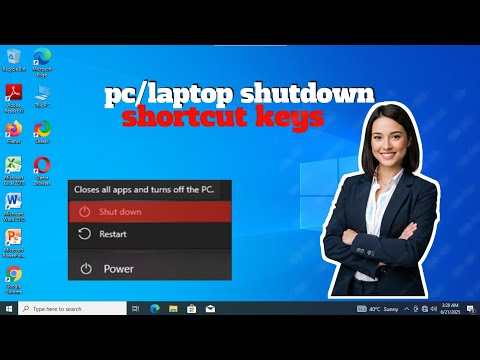 How to shutdown laptop/pc completely | how to shutdown laptop with keys