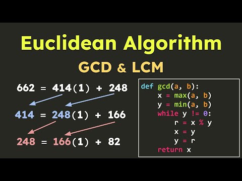 Python Code to Find GCD & LCM of Two Numbers!