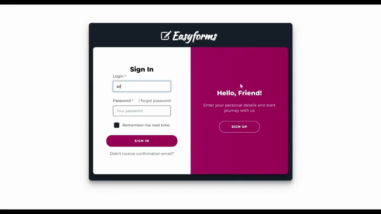 SANTECHIDEA - Setup Easyform Layoutview Addon