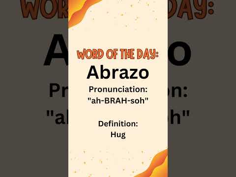Word of the day: Abrazo
