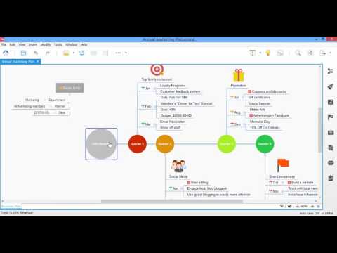 How to make an annual marketing plan with XMind 8