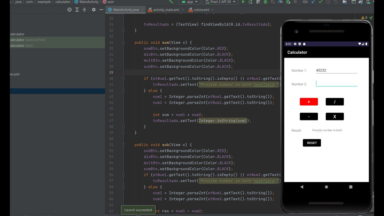 Simple Calculator In Android With Source Code | Source Code & Projects