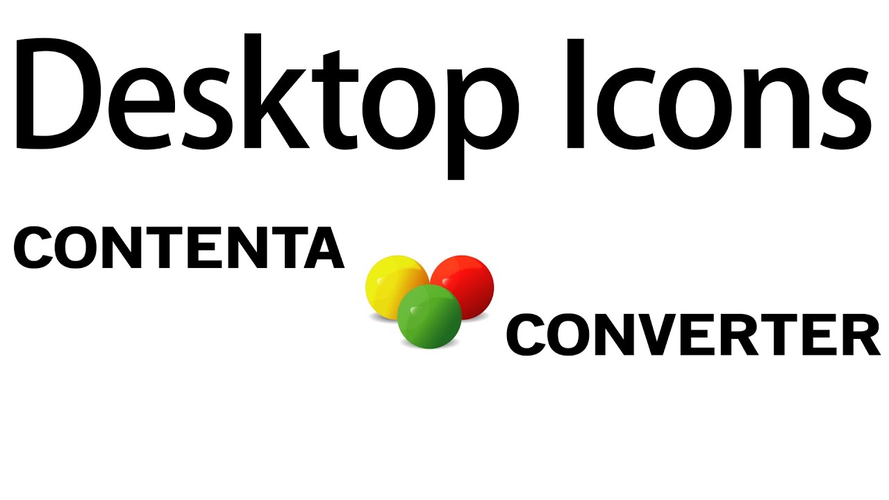 Creating desktop icons from photos or illustrations. Easy photo software tip