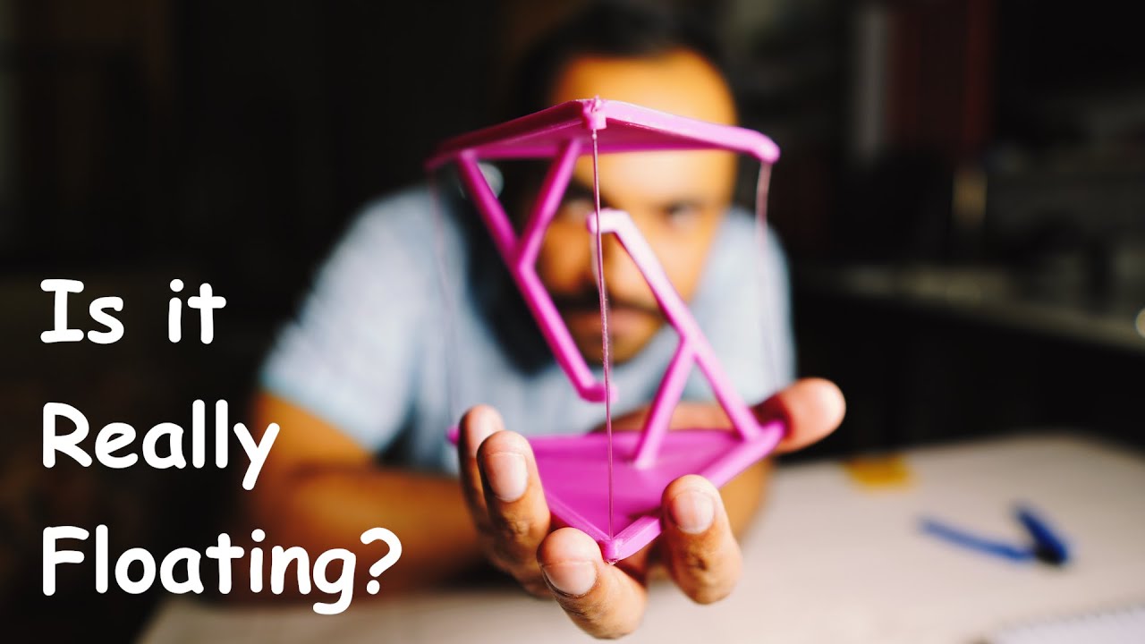 3D Printed Floating Table (Tensegrity Structures)