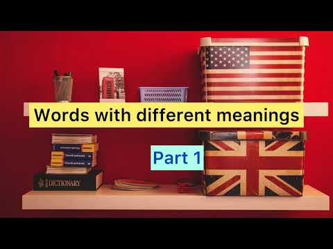 Multiple Meaning Words