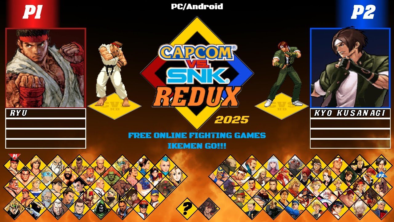 Capcom vs SNK Redux IKEMEN (Nightly Update 2025) l Free Fighting Games l Download Link l PC/Android