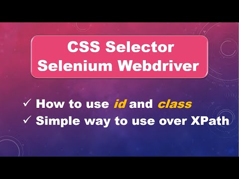How To Use id And class Attributes In cssSelector || Selenium WebDriver || Java