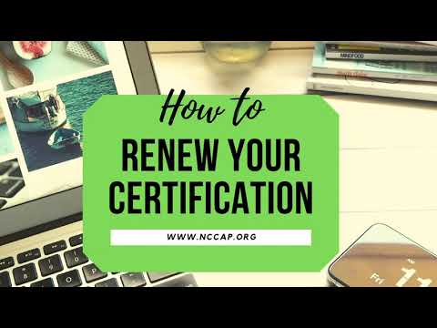 How to Renew Your Certification 2020