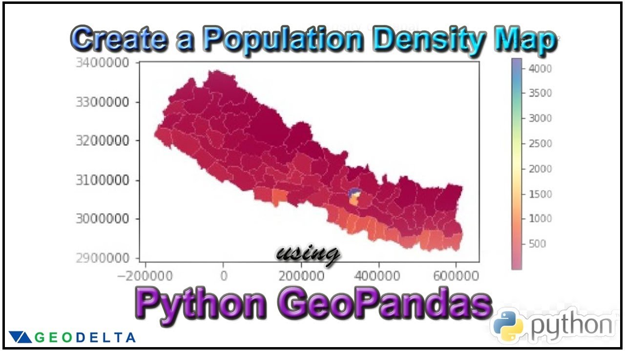 Python Geopandas Tutorial: How to Develop a Population Density Map using Open Data [Part 1]