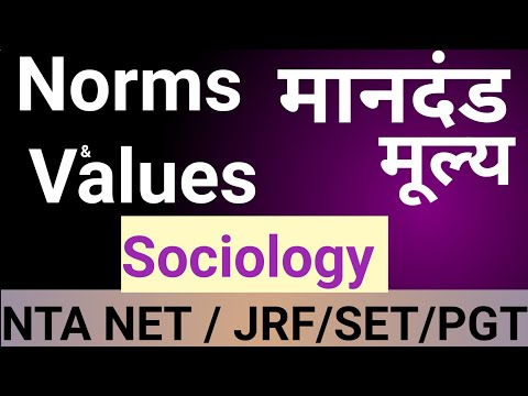 Social Norms And Values in Hindi / समाजिक मानदंड व मूल्य क्या है।