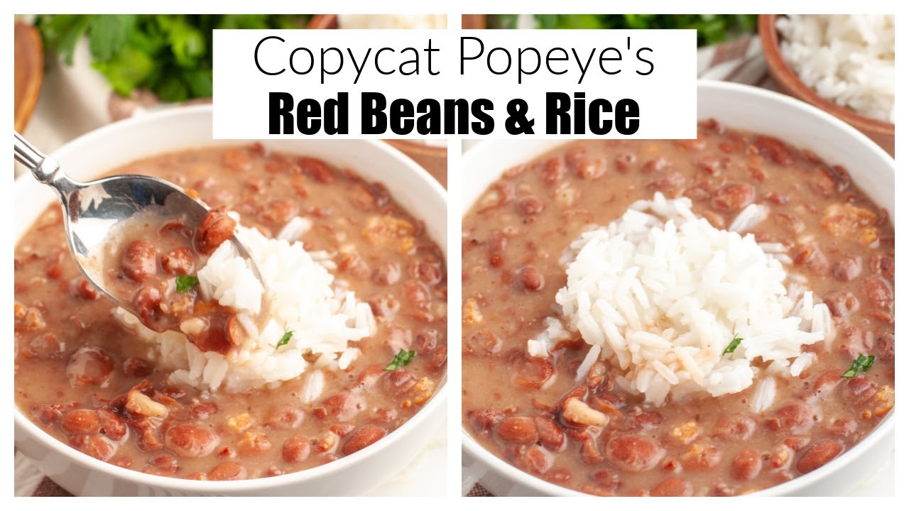 Copycat Popeyes Red Beans and Rice