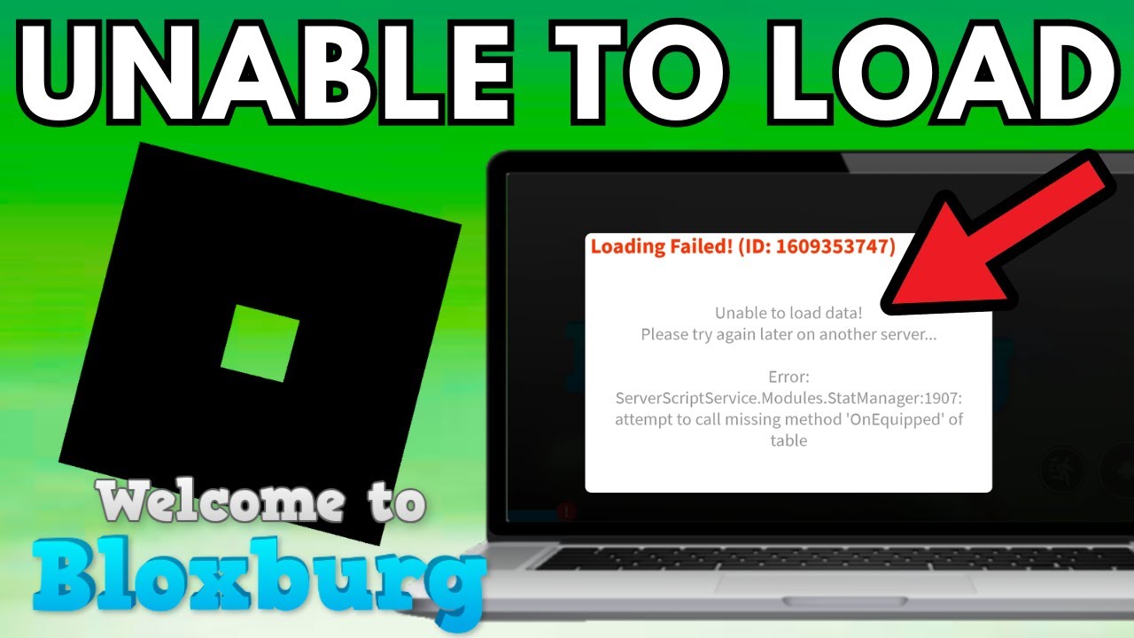 Fix Bloxburg Loading Failed ID 1609353747 Error | How To Fix Bloxburg Unable To Load Data Error