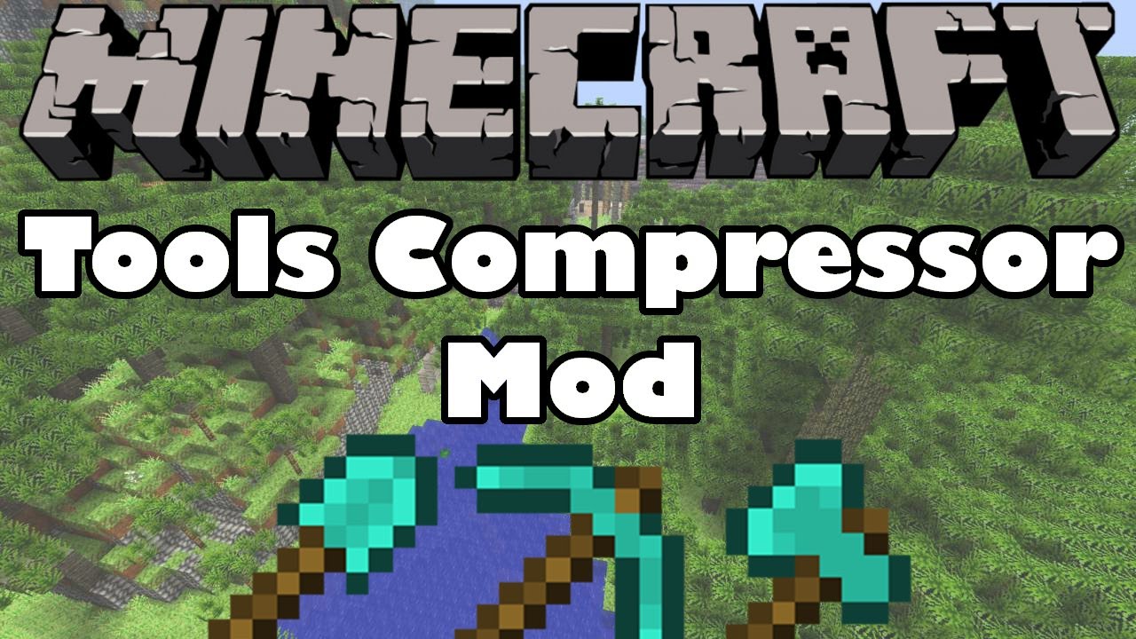 Minecraft | TOOLS COMPRESSOR MOD!!! | (Combine Tools, Super Tool) Minecraft Mod Review